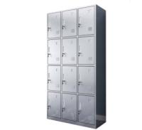 China 12 Door Stainless Steel Medicine Display Cabinet H1800xW900xD350mm Electrostatic Powder Coating for sale