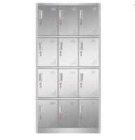 China 12 Door Stainless Steel Medicine Display Cabinet H1800xW900xD350mm Electrostatic Powder Coating for sale