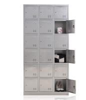 China 18 Door Steel Locker H1800xW900xD350mm Student Closet Storage Cabinet for sale