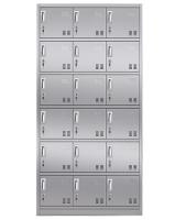China 18 Door Steel Locker H1800xW900xD350mm Student Closet Storage Cabinet for sale