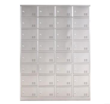 China 32 Door Cold Rolled Steel Locker H1800xW900xD350mm for School Office Gym for sale