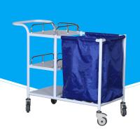 China Adjustable Biomedical Waste Trolley , Noiseless Laundry Trolleys For Hospitals for sale