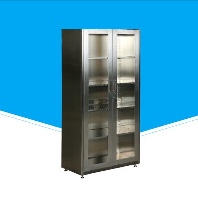 China Stainless Steel Medicine Display Cabinet 900x400x1800mm Hospital Storage Cupboard with Lock for sale