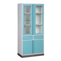 China Hospital Medicine Display Cabinet H1800xW850xD390mm Cold Rolled Steel ISO13485 CE for sale