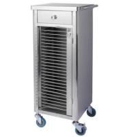 China Thickened Medical Record Holder , Mobile Medical Records Storage Cabinets for sale