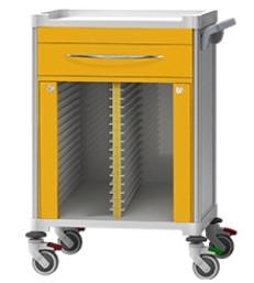China Powder Coated Medical Record Cabinet Stainless Steel Hospital Filing Storage 10 Year Warranty for sale