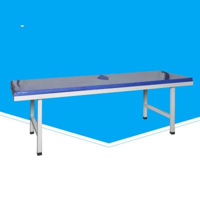 China Anti Noise Rubber Hospital Examination Couch 1900x600mm Durable Medical Massage Bed 150kg Load for sale