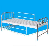 China Medical Clinic Bed 2080x900x500mm Steel Frame Epoxy Painted with Turn Over Side Rails 150kg Load for sale