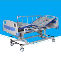 China Multi Function Fold Up Hospital Bed , Refurbished Hospital Bed With Wheels  for sale