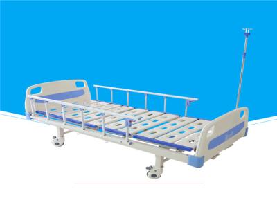 China 2080x900x500mm Hospital Patient Bed with PU Mattress 150kg Load Capacity CE ISO for sale