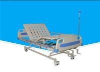 China Multi Function Hospital Manual Bed , 3 Crank 5 Function Hospital Nursing Bed for sale