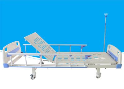 China Single Crank Manual Hospital Bed 1900x900mm Bed Board 220kg Weight Capacity for sale