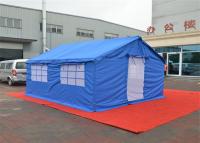 China Emergency Hospital Tent 30 Sqm UV Resistant Blue Army Medical Shelter for sale