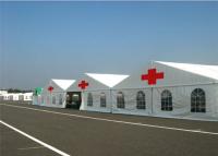 China Heavy Duty Steel Frame Emergency Tent 30x50ft Water Resistant Hospital Canopy for sale