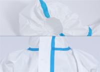 China Disposable Breathable Protective Suit One Piece Full Body Clothing 78G Composite Material for sale