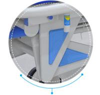 China Mobile Metal Stretcher With Wheels , Folding Durable Emergency Stretcher Bed for sale
