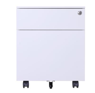 China Steel Mobile Pedestal Filing Cabinet 480x390x500mm with Lock and Casters for sale