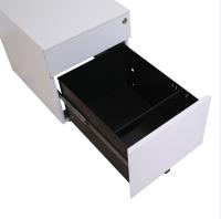 China Steel Mobile Pedestal Filing Cabinet 480x390x500mm with Lock and Casters for sale