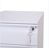 China Three Drawers Cold Rolled Mobile Pedestal Filing Cabinets for sale