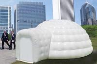 China Round Recyclable Inflatable Bubble Tent 15m Diameter Outdoor Transparent Dome for sale