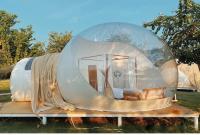 China Inflatable Bubble Geodesic Dome Tent Garden Party Geodesic Camping Tent for sale