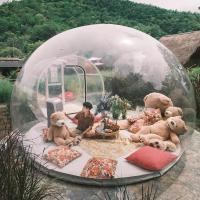 China Inflatable Bubble Geodesic Dome Tent Garden Party Geodesic Camping Tent for sale
