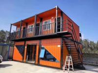 China Rock Wool Sandwich Movable Shipping Container Homes Fireproof for sale