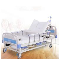 China Steel Multifunctional Manual Medical Patient Bed with Turning 2000x960mm 220kg Load for sale