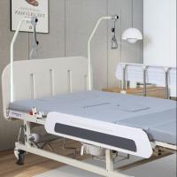 China Manual Hospital Bed with Rails 2100x900mm Cold Rolled Steel 200kg Load Capacity for sale