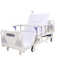 China 4 Castors Electric Hospital Bed with Turn Over Side Rails 200kg Load Capacity 12 Functions for sale