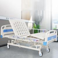China Anti Rust Punching Hospital Patient Bed Three Crank 200kg Load Capacity 2000x960mm for sale