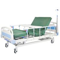China Manual ICU Hospital Bed 3 Function Hand Crank Anti Rust ABS Injection Molding 200kg for sale
