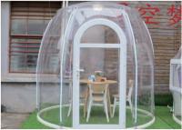 China Panoramic PC Bubble Geodesic Dome Tent 360 Degree Transparent for Ecological Park for sale