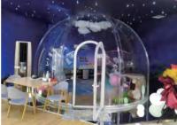 China 5m PC Bubble Geodesic Dome Glamping Tent Fully Transparent Color for sale