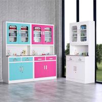 China SS304 Oral Dental Sterile Medical Display Cabinet 1800x900x500mm Electrostatic Spraying for sale