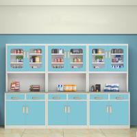 China SS304 Oral Dental Sterile Medical Display Cabinet 1800x900x500mm Electrostatic Spraying for sale