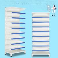 China Steel Pharmacy Medicine Display Racks Single Sided Pull Out for sale