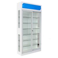 China Aluminum Frame Glass Door Medicine Display Cabinet Rust Proof for sale