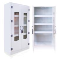 China PP Acid Alkali Storage Cabinet 1800x900x450mm Chemical Reagent Display Cabinet 8mm Thickness for sale