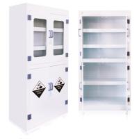 China PP Acid Alkali Storage Cabinet 1800x900x450mm Chemical Reagent Display Cabinet 8mm Thickness for sale