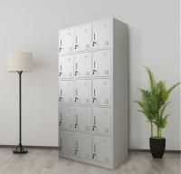 China 15 Door Steel Medicine Display Cabinet H1800mm Cold Rolled Steel Storage Chest for Bedroom Office for sale