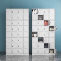 China 32 Door Cold Rolled Steel Medicine Display Cabinet H1800xW950xD350mm Epoxy Coating Hospital for sale