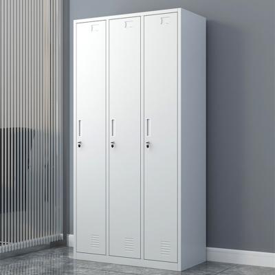 China 3 Door Stainless Steel Medicine Display Cabinet H1800xW900xD420mm Fully Assembled for sale