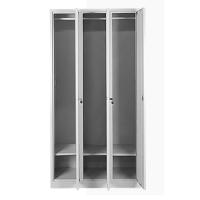 China 3 Door Stainless Steel Medicine Display Cabinet H1800xW900xD420mm Fully Assembled for sale
