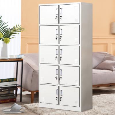China Steel 10 Door Personal Storage Lockers For Changing Room for sale