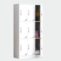 China 9 Door Stainless Steel Medicine Display Cabinet H1800xW900xD400mm Customizable for sale