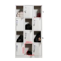 China Assembled 12 Door Multi Function Locker With Vent Hole for sale