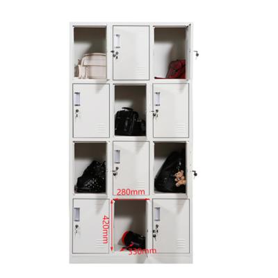 China Assembled 12 Door Multi Function Locker With Vent Hole for sale