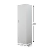 China Powder Coated Steel Single Door Locker Rust Proof For Office for sale