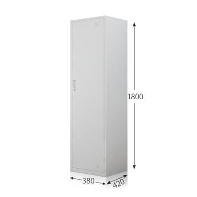 China Powder Coated Steel Single Door Locker Rust Proof For Office for sale